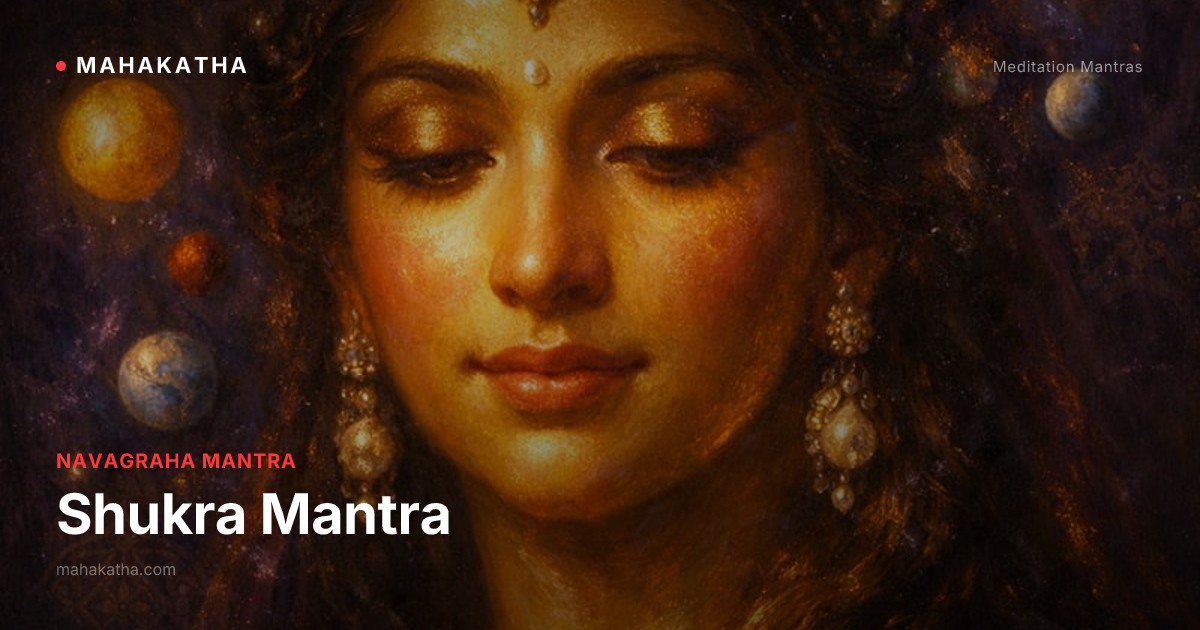 Shukra Mantra: Venus Bija Chant for Love & Harmony | Mahakatha