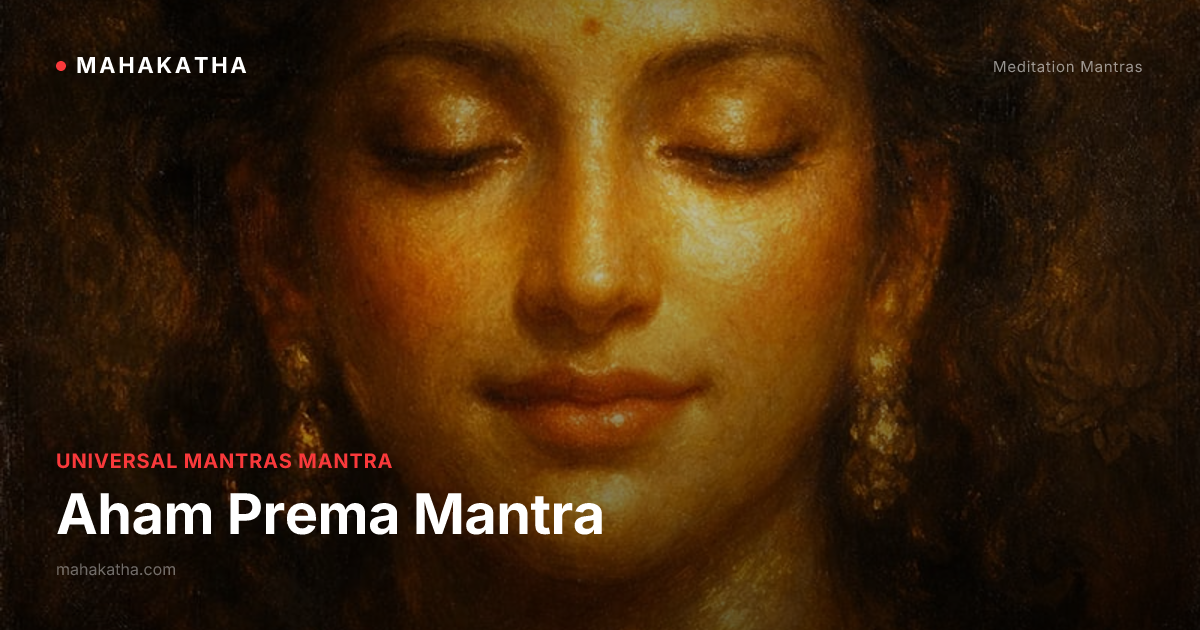 Aham Prema Mantra | Mahakatha