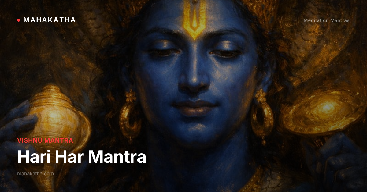 Hari Har Mantra: Invoke Vishnu & Shiva's Divine Grace | Mahakatha